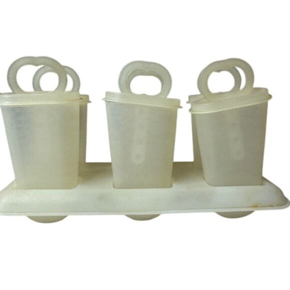 Tupperware | Kitchen | Tupperware Vintage White Popsicle Molds Set Of 6 ...